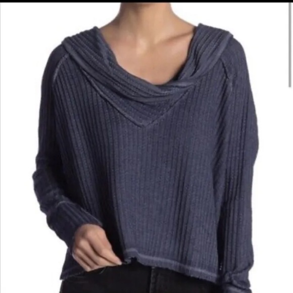 We The Free | Tops | We The Free People Wildcat Thermal Boho Cowl Neck ...